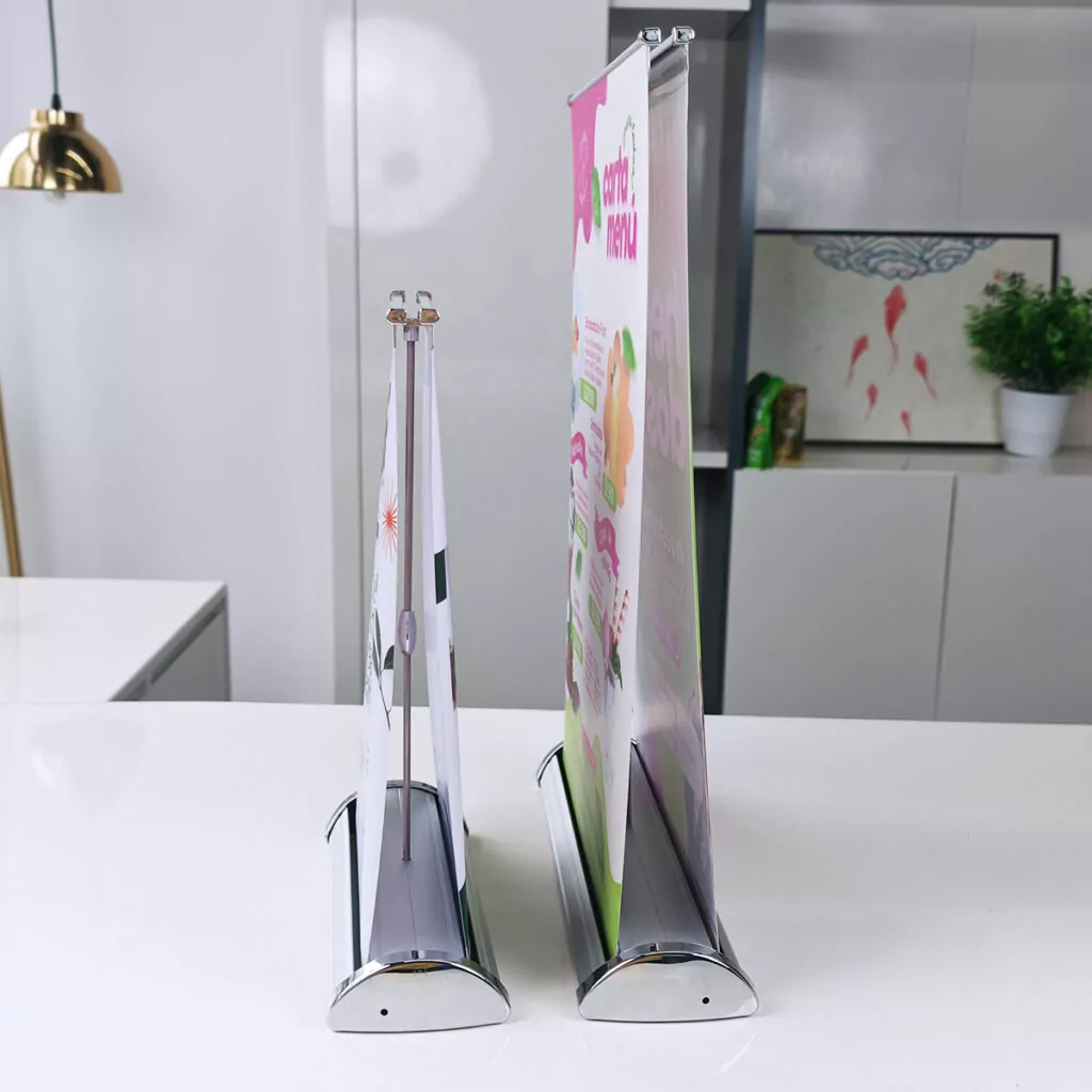 7 Effective Ways Table Top Banner Stands Boost Promotion | BillyPrint