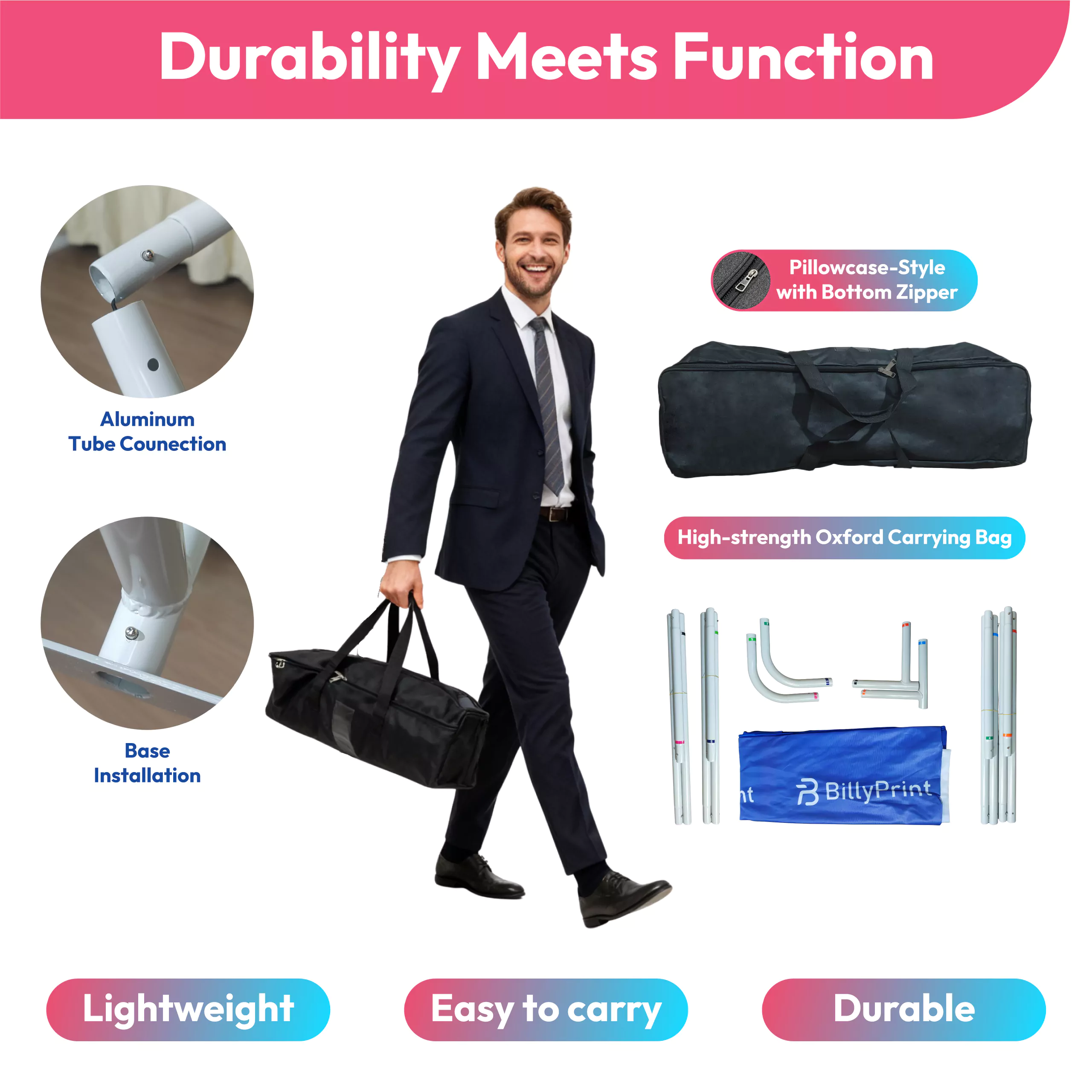 Custom Tension Fabric Display - BillyPrint